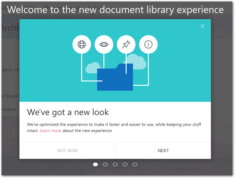 Sharepoint "New Experience" Folder View – Casa Pacifica Help Center